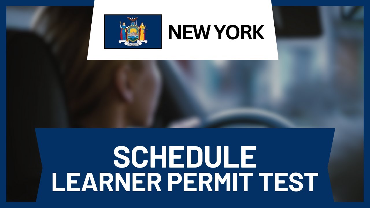 How to Schedule an Online NY DMV Learners Permit Test Reservation - YouTube