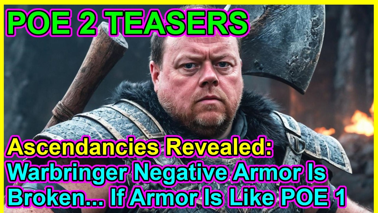 POE 2 Negative Armor - Broken But Probably Won't Go Live. Ascendancies ...