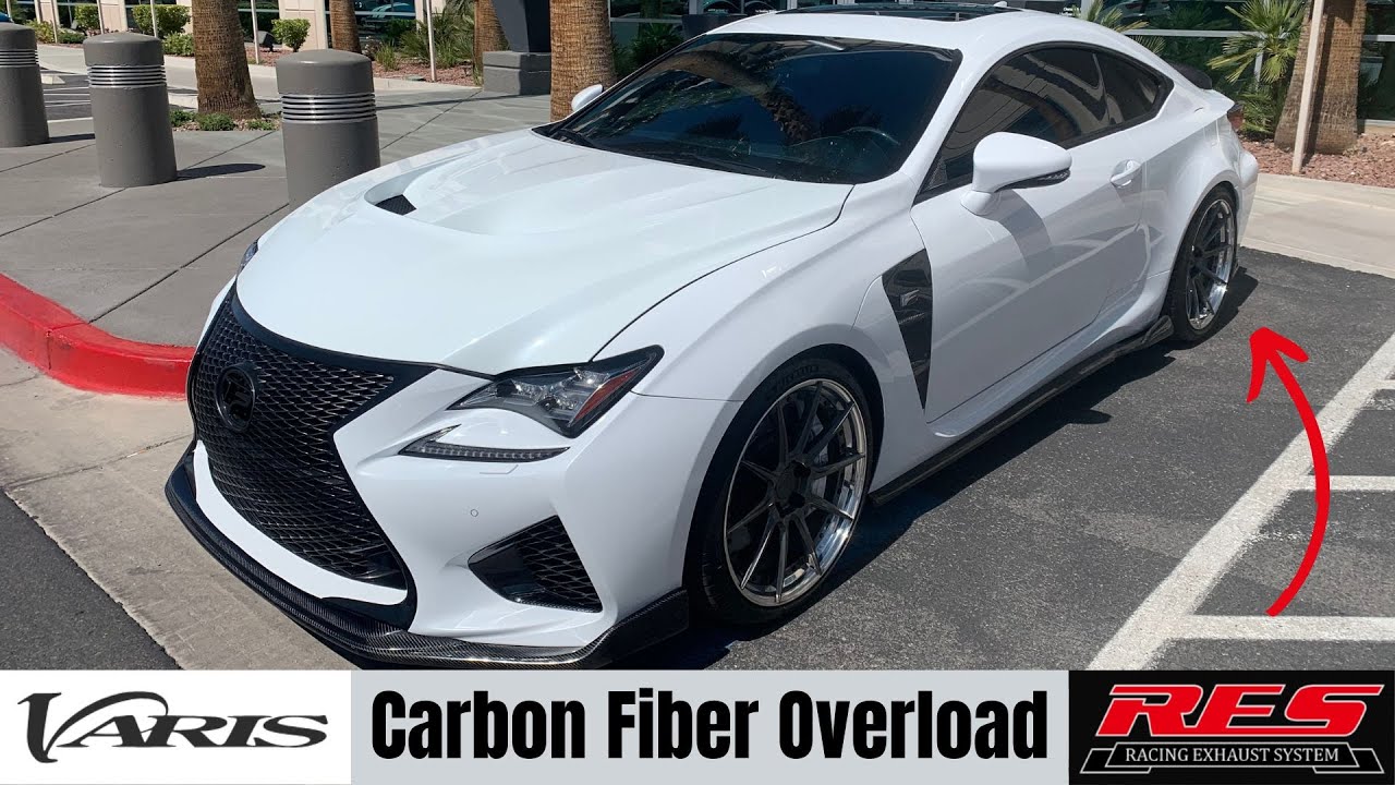 Lexus RCF With Insane Varis Hood And Ridiculously LOUD RES Exhaust ...