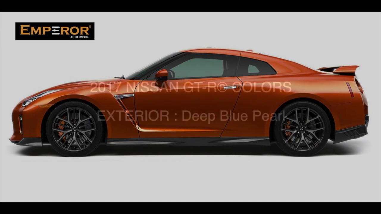 2017 NISSAN GT R® COLORS EXTERIOR - YouTube