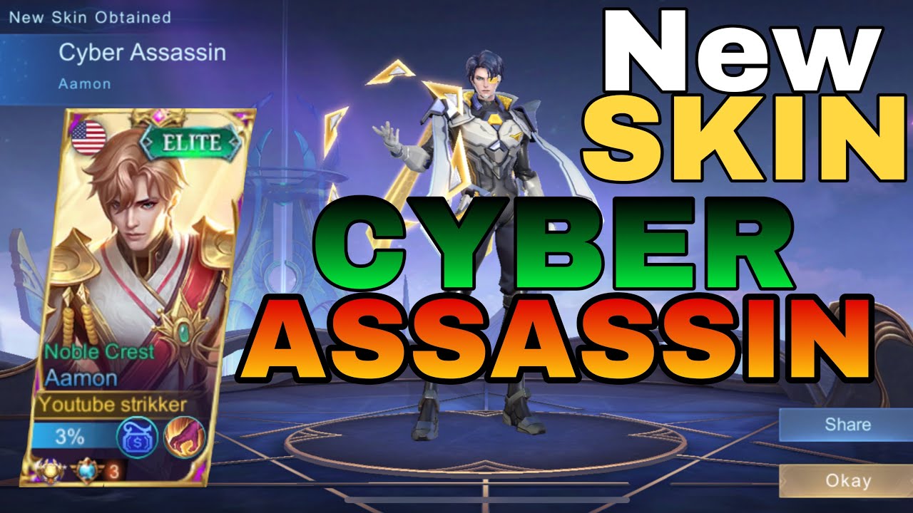 NEW SKIN AAMON CYBER ASSASSIN IS HERE🔥 - YouTube