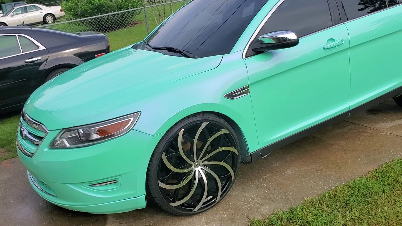 True Gritt Customs Ford Taurus pearl paint job - YouTube