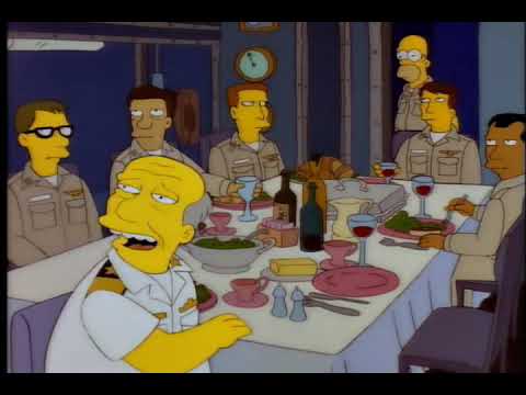 The Simpsons - The whales are hungry! - YouTube