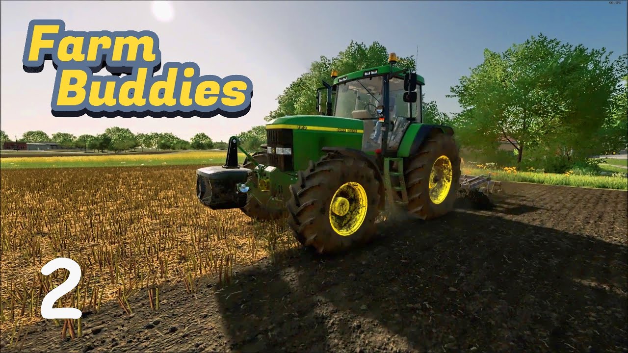 Farm Buddies #2 Trecker grubbern, drillen und walzen / cultivating ...