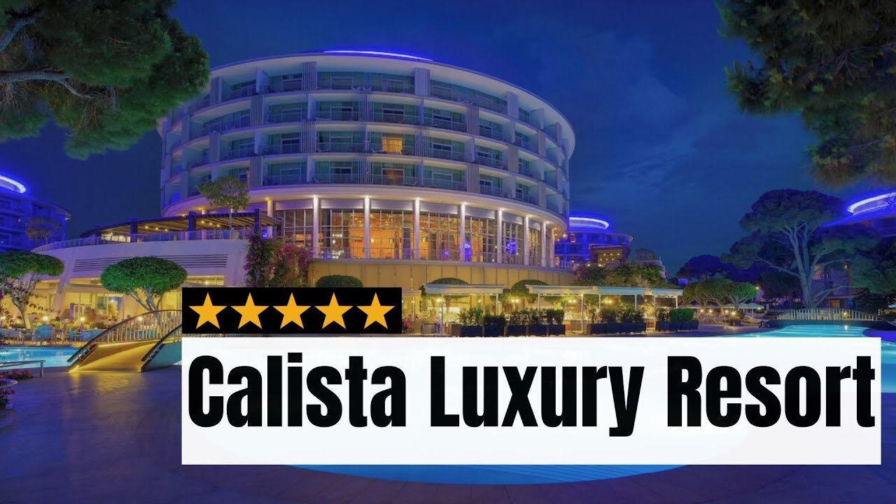 Calista Luxury Resort Belek Hotel in Turkey | Review - YouTube