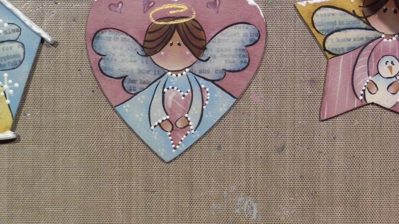 Painted Angel Tutorial; Part 3 - YouTube