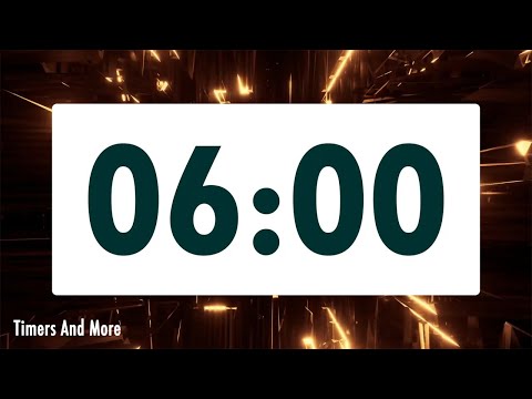 6 minute timer [🔔 LOUD ALARM 🔔]