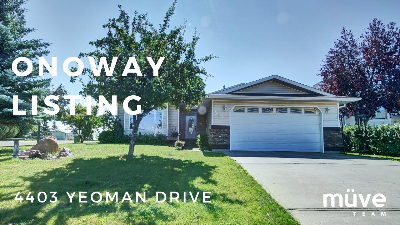 müve team listing: 4403 Yeoman Drive Onoway, AB - YouTube