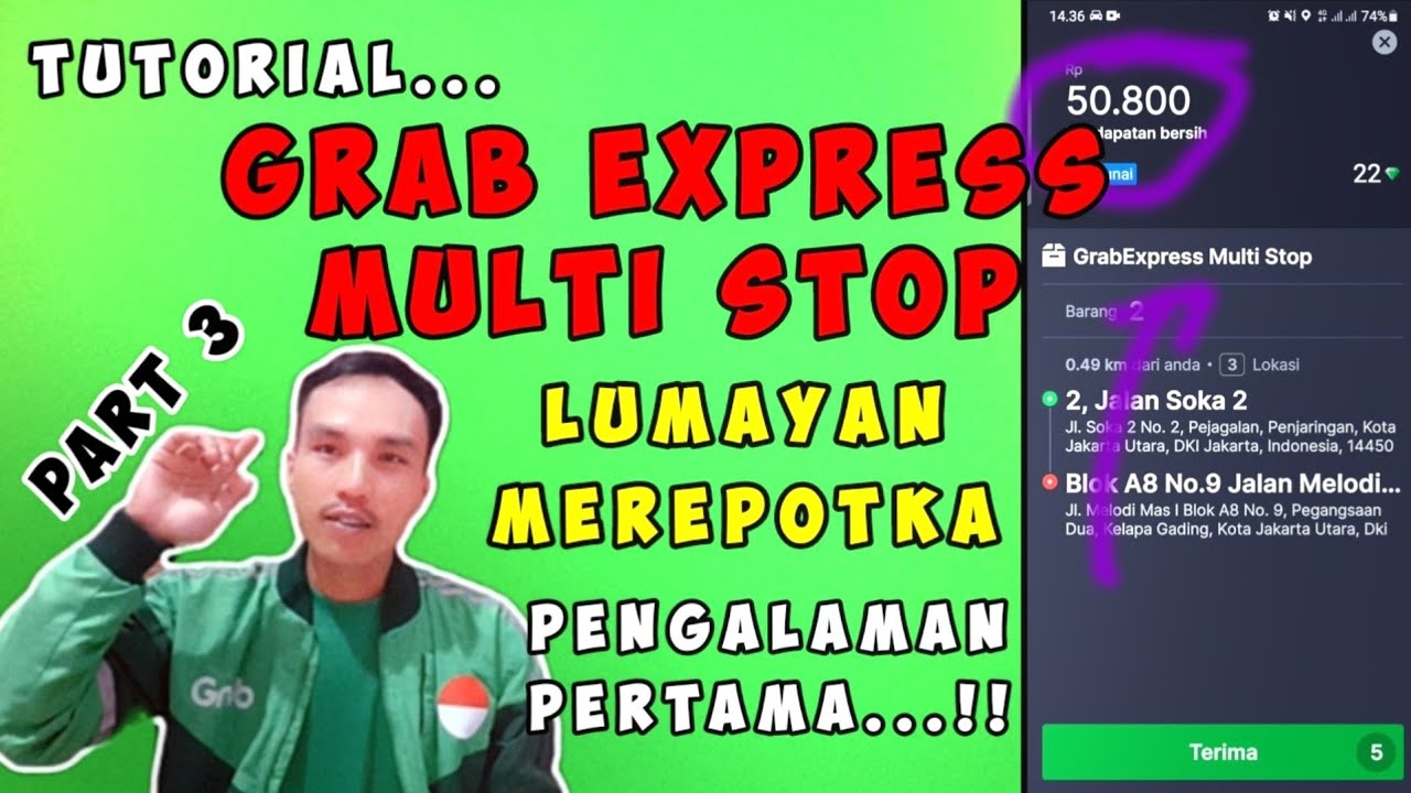 GRAB EXPRESS MULTI STOP‼️TUTORIAL GRAB EXPRESS MULTI STOP‼️DRIVER ...