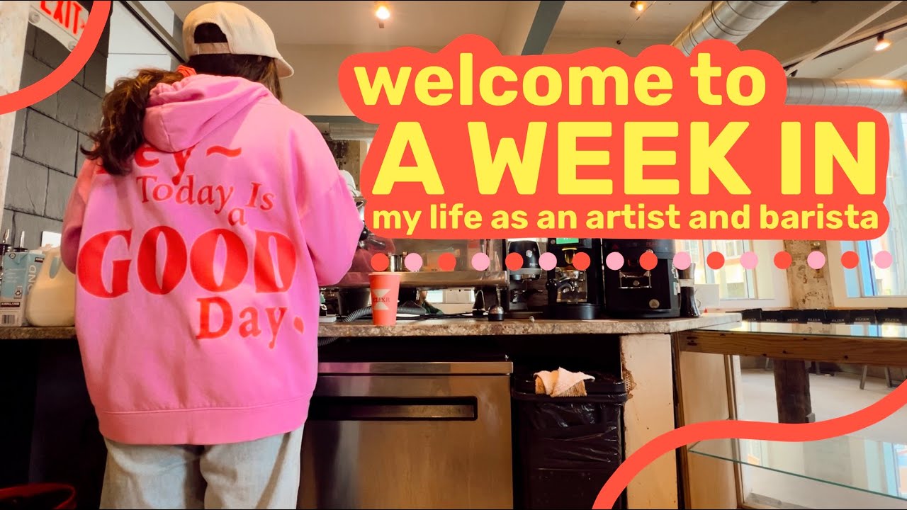 a week in my life as an artist and barista in philly ☕️🎨🌷🌼 - YouTube