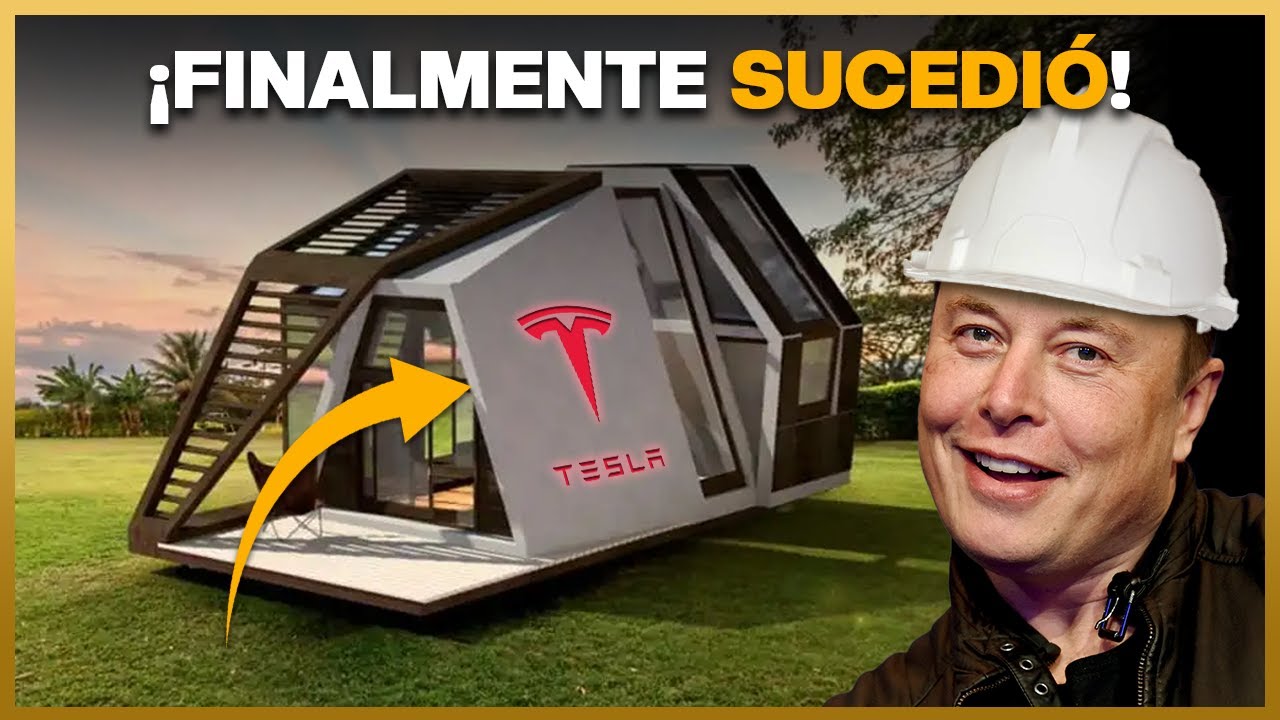 ¡La Casa TESLA Sostenible de $10000 de Elon Musk llega FINALMENTE al ...