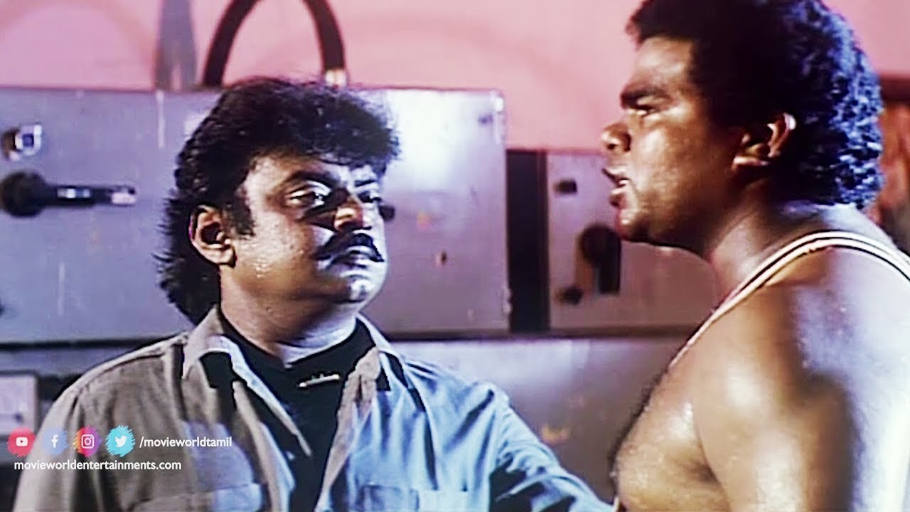 Periya Marudhu Movie Scenes | Vijayakanth Action Scenes | Tamil Movie ...