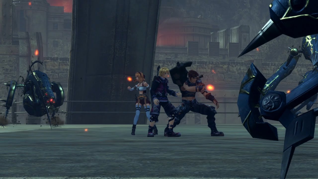 Xenoblade Chronicles DE: Part 5: Mechon Attack on Colony 9 - YouTube