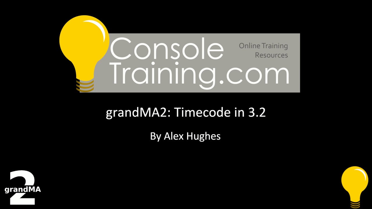 grandMA2: Timecode in 3.2 via Network MIDI - YouTube