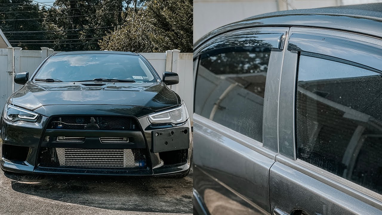 EVO X | BREATH OF FRESH AIR | WINDOW VISORS - YouTube