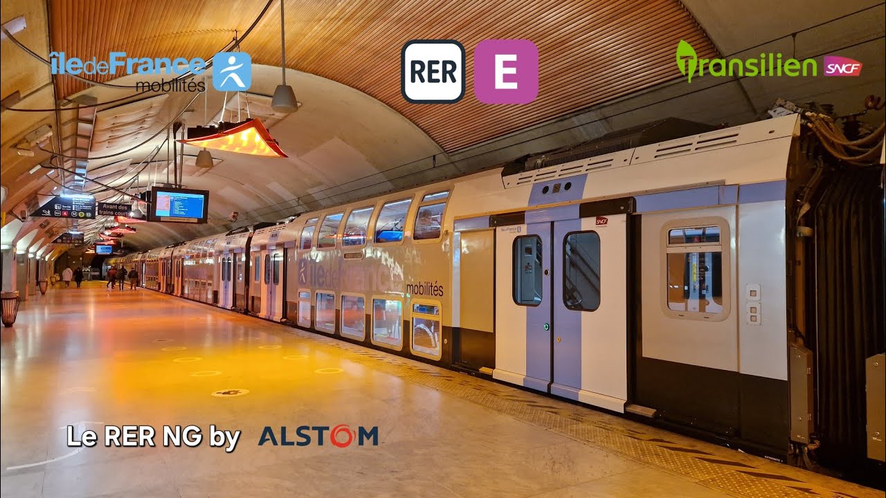 Le RER NG du RER E - YouTube