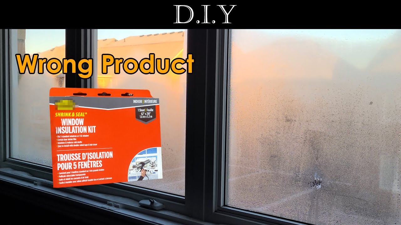 How to stop condensation by installing Windows Insulation Kit (Window ...