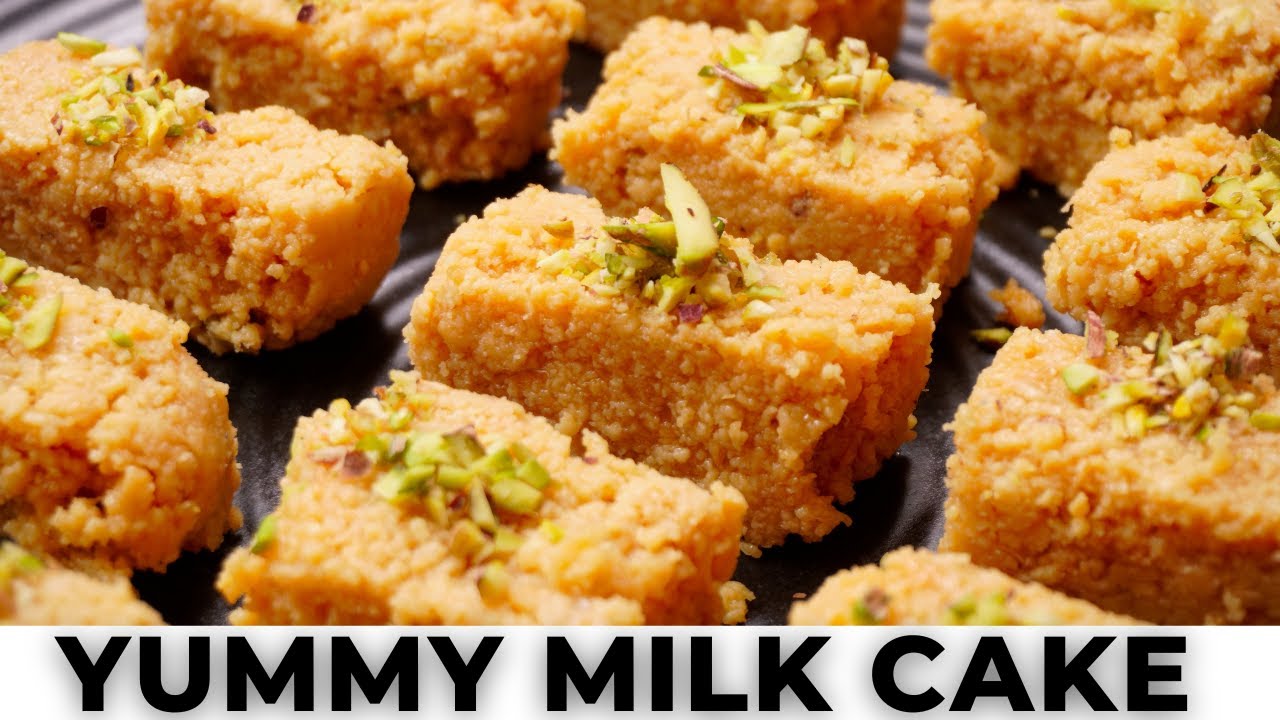 Traditional Indian Milk Cake Recipe | Easy Kalakand Sweet Recipe ...
