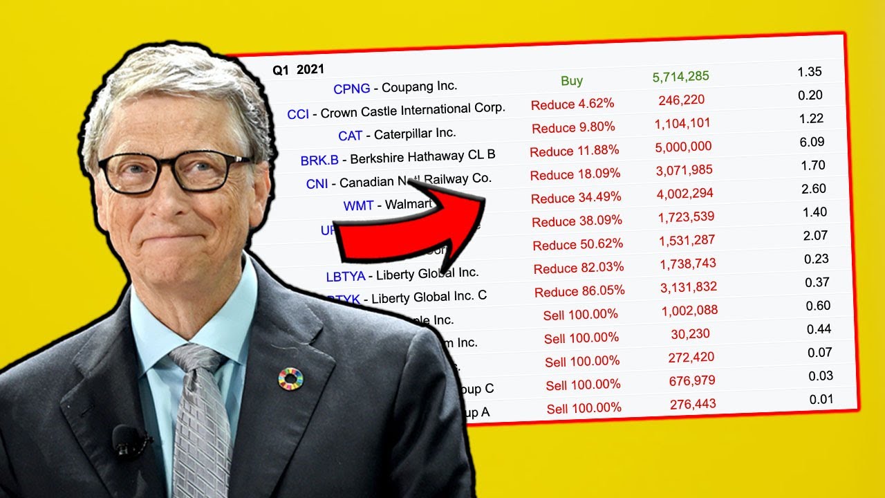 💥Bill Gates VENDE GRANDES posiciones en ACCIONES y acumula EFECTIVO ...