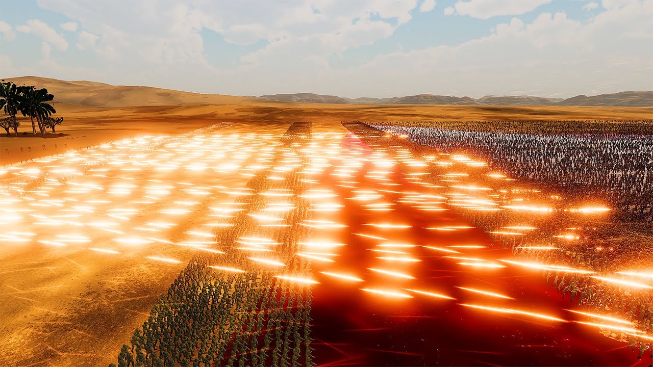 1 Million Caveman's vs WW2, Samus, Terminator Army - Ultimate Epic ...