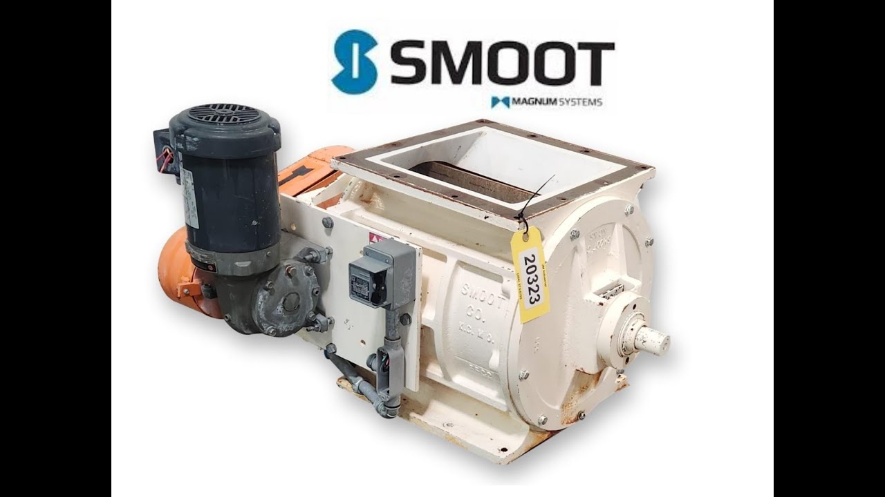 Used 13X13" Smoot Co. Magnum Systems Rotary Airlock Valve FT16 - YouTube