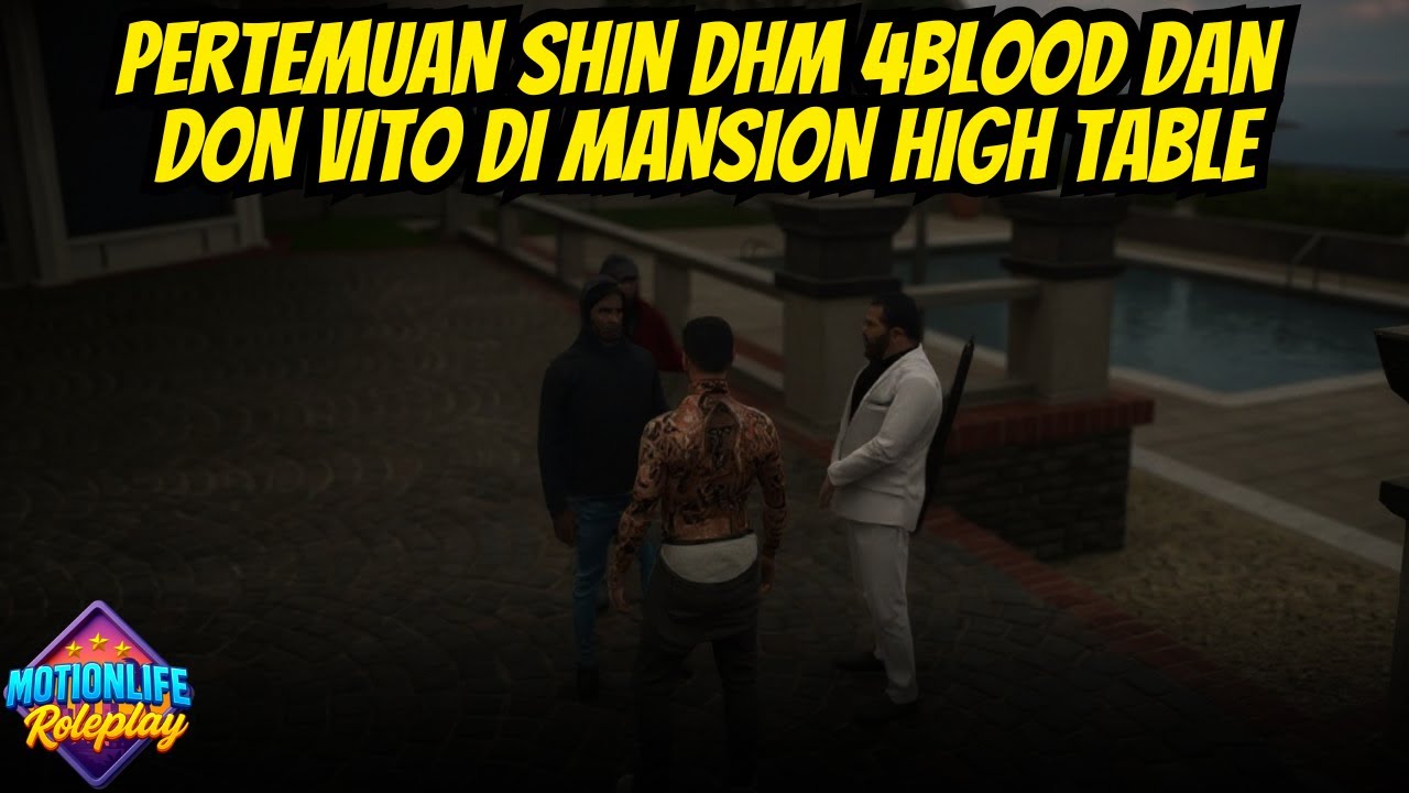 PERTEMUAN SHIN DHM DENGAN DON VITO DAN PERWAKILAN 4BLOOD #motionliferp ...