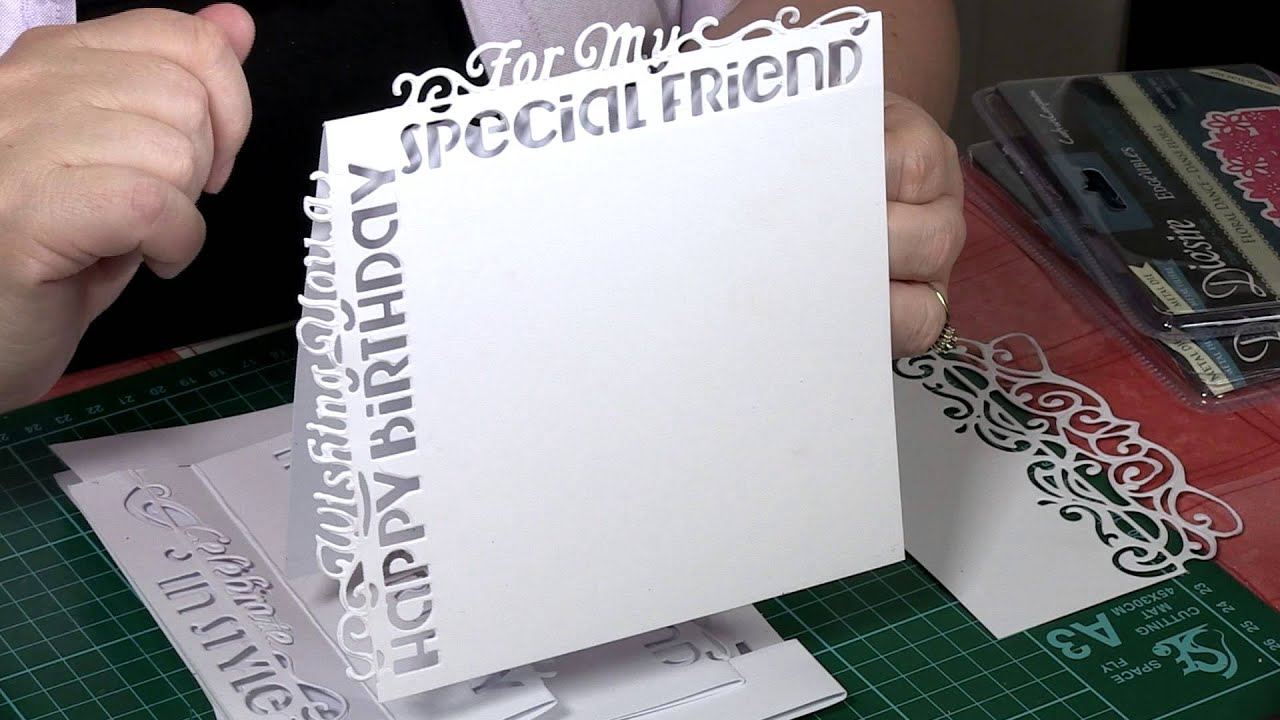 How to Use Die'Sire Edge'ables | Hobbycraft - YouTube