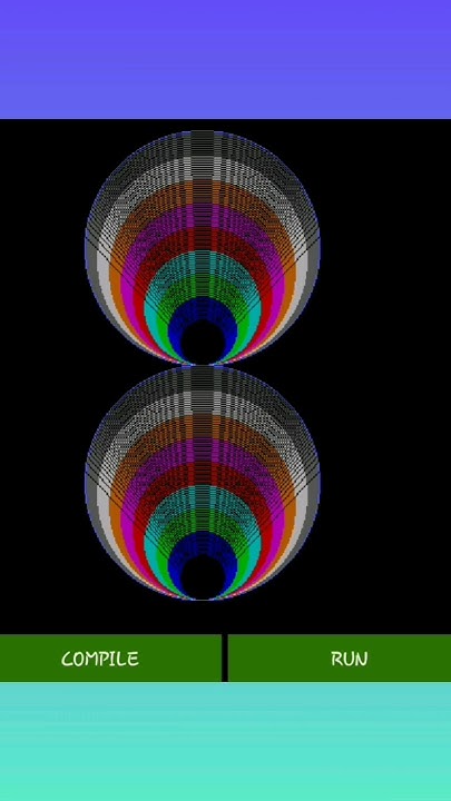 How To Make Circle Rainbow In C Programming Languages #programminglanguage - YouTube