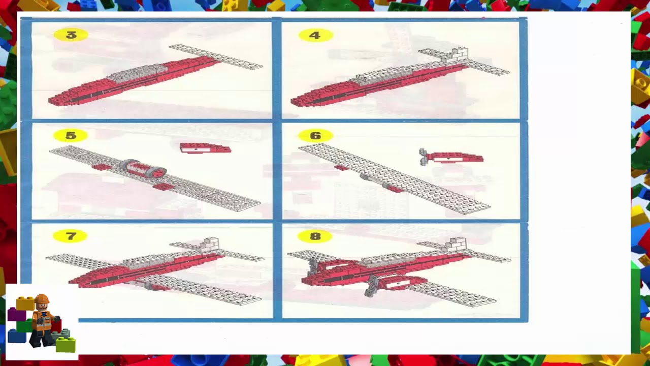 LEGO instructions - System - Vehicle - 320 - Airplane - YouTube