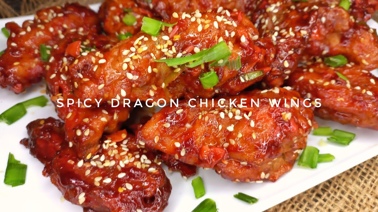 Spicy Dragon Chicken Wings | Restaurant Style - YouTube