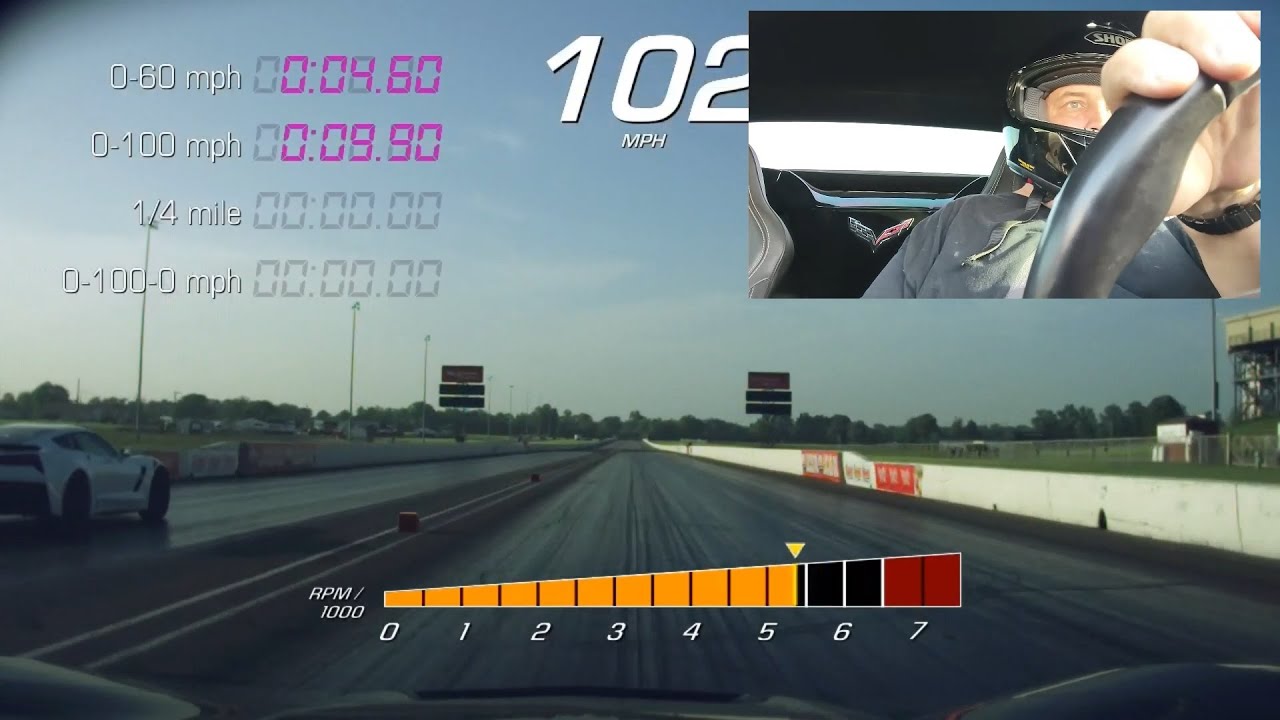 How fast is the C7 Corvette Stock in the Quarter Mile? Lucas Oil ...