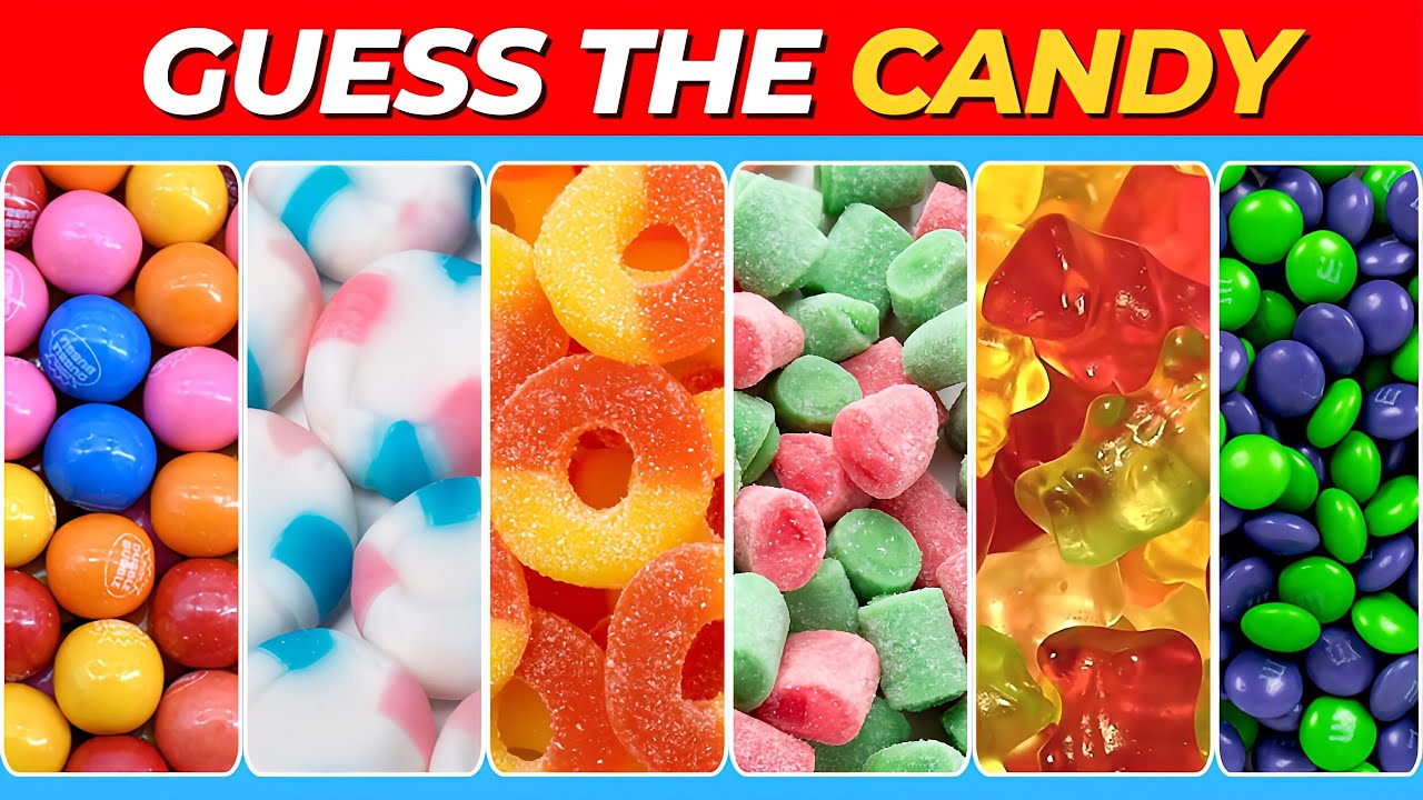 Guess The candy | Fun Candy Quiz 🍭🍫🍡| How Many of These Candies Do You ...