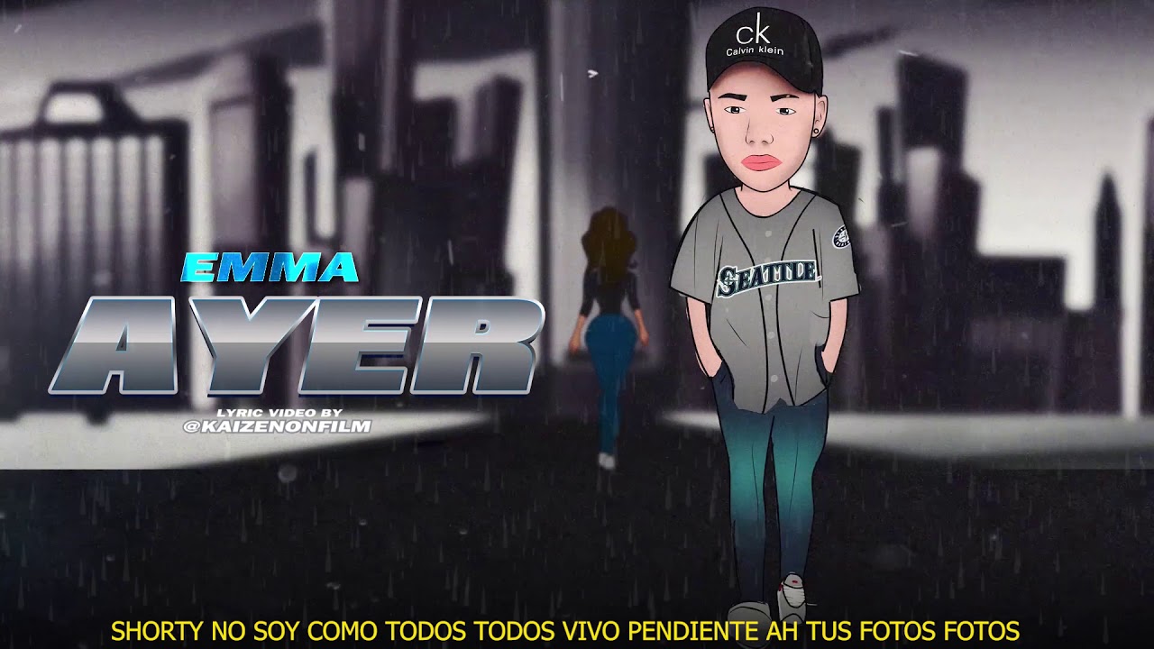 Ayer-Emma Ayala [Lyric video] - YouTube
