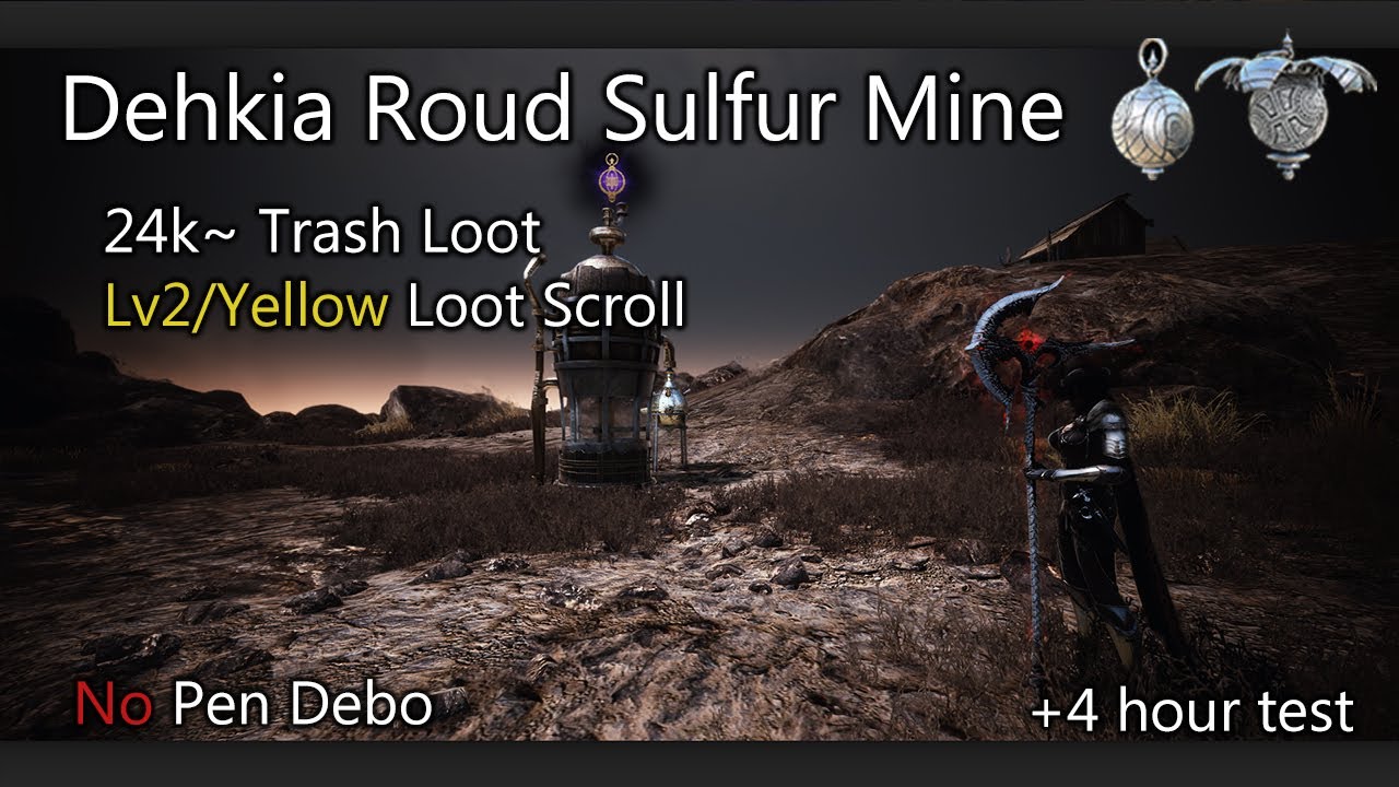 Black Desert Online | Guardian Awakening Dehkia Roud Sulfur Mine 24k tl [Lv2 LS] - YouTube