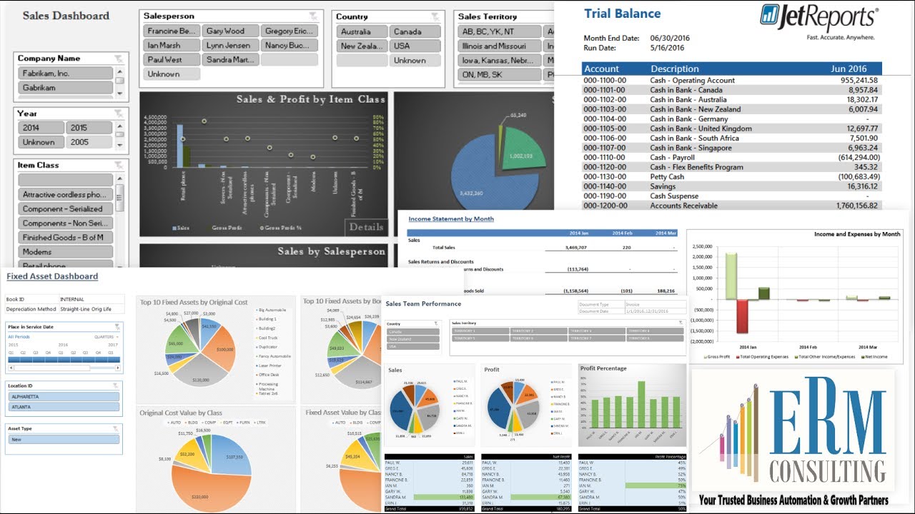 Why Jet Reports is best match for Microsoft Dynamics ERP? - YouTube