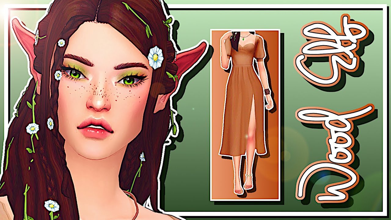 The Sims 4 | WOOD ELF 🌲🏹 | CAS + CC List - YouTube