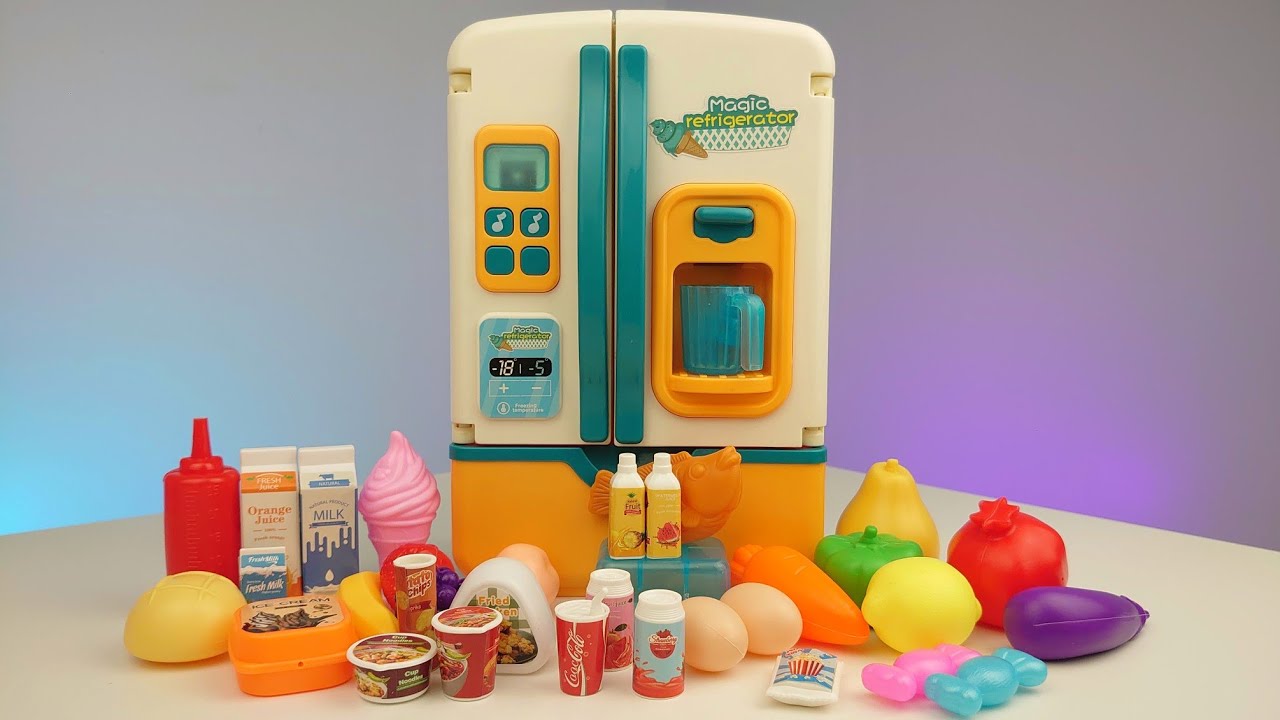 7 Minutes Satisfying With Unboxing Magic Fridge ASMR - YouTube