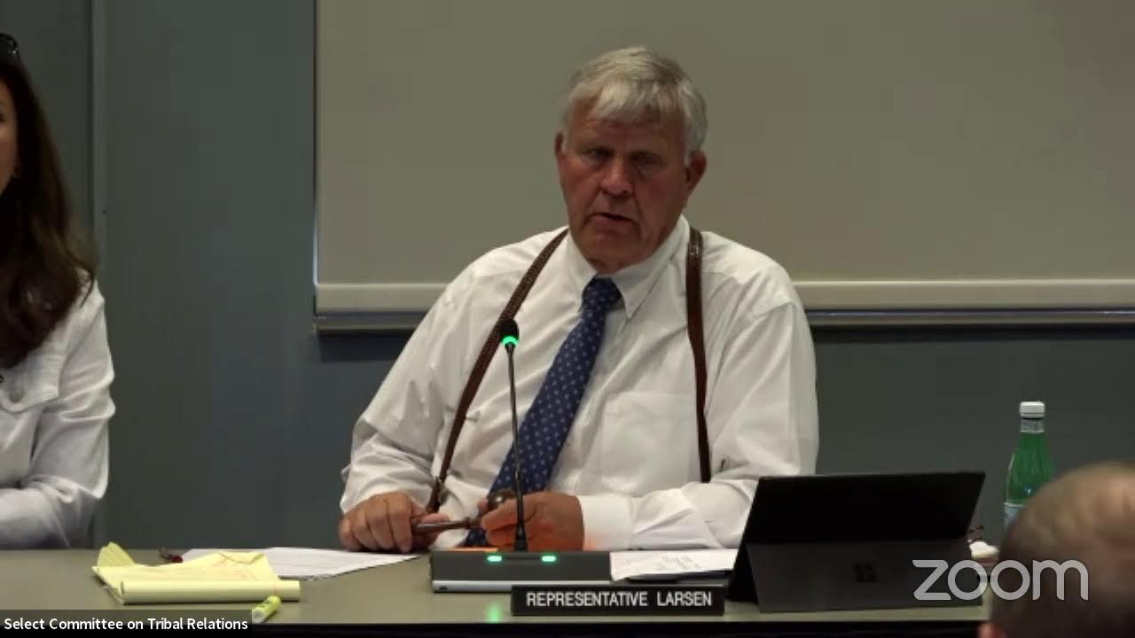 Select Committee on Tribal Relations, August 29, 2022-PM - YouTube