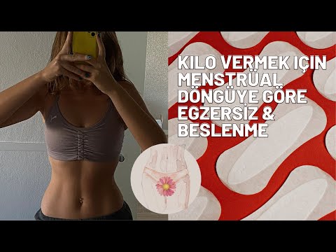 KİLO VERMEK için Menstrual Döngüye göre BESLENME & EGZERSİZ🩸