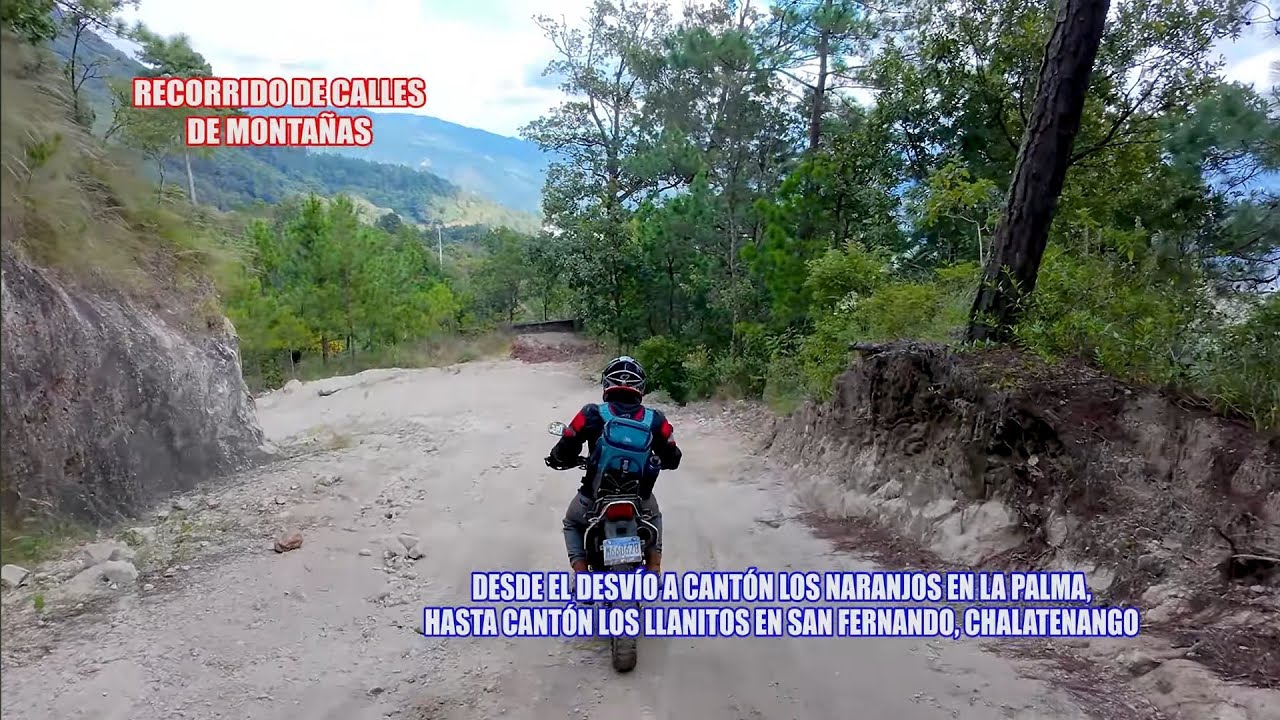 Hermosas Montañas en EL SALVADOR, Calle a Los Llanitos en San Fernando ...