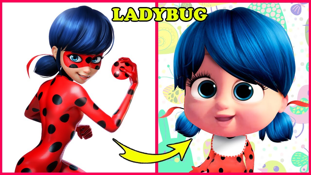Miraculous Ladybug As BABIES 💥 ALL Characters 👉@PlentyLive - YouTube