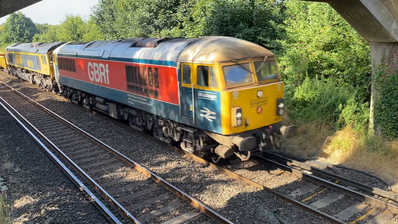 Class 69 | 69004 + 66715 ‘Valour’ | Double Header | GB Railfreight ...