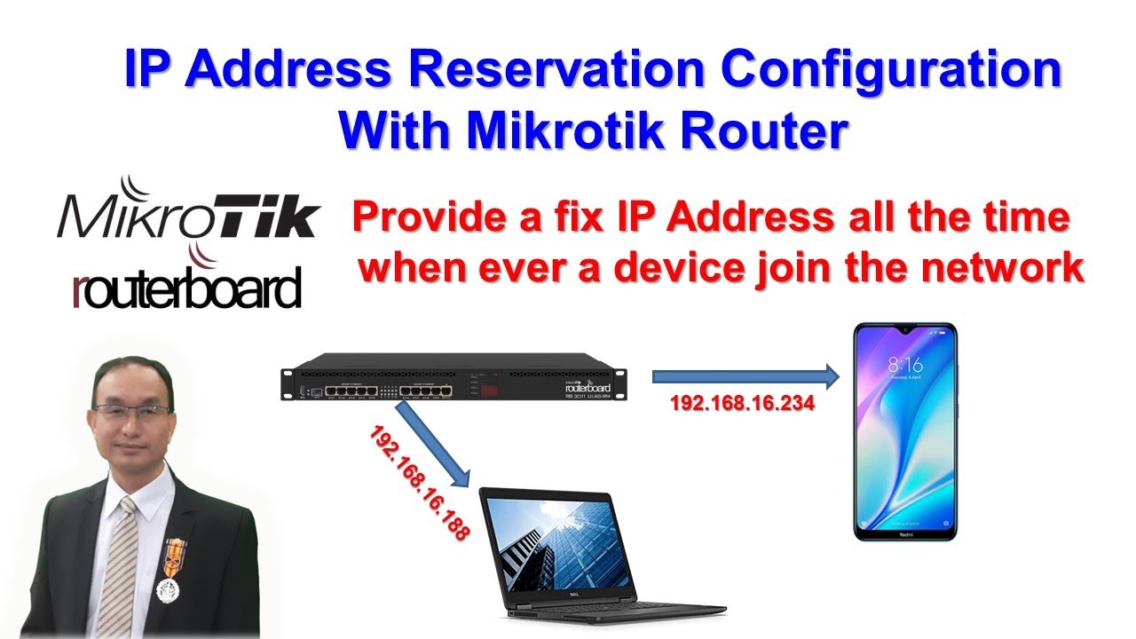 Reservation IP Address Configuration In Mikrotik Router Board (English ...