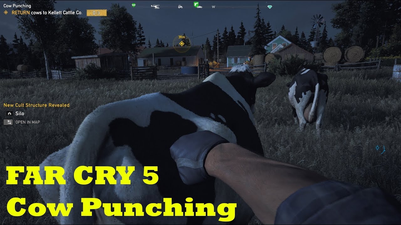 Far Cry 5 Playthrough - Cow Punching @ 1080p 60FPS - YouTube