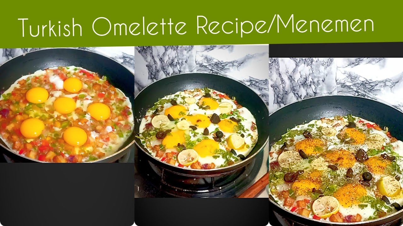 Turkish Omelette Recipe/Omelette Recipe/Menemen/Egg Omelette Recipe ...