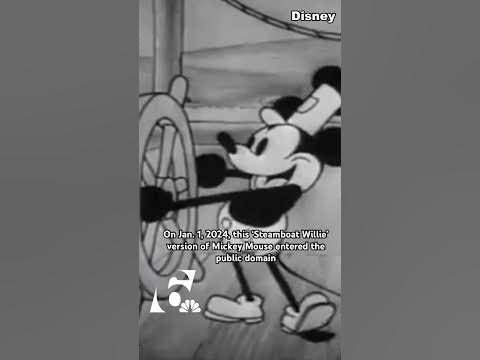 The “Steamboat Willie” version of Mickey Mouse has entered the public domain after 95 years # ...