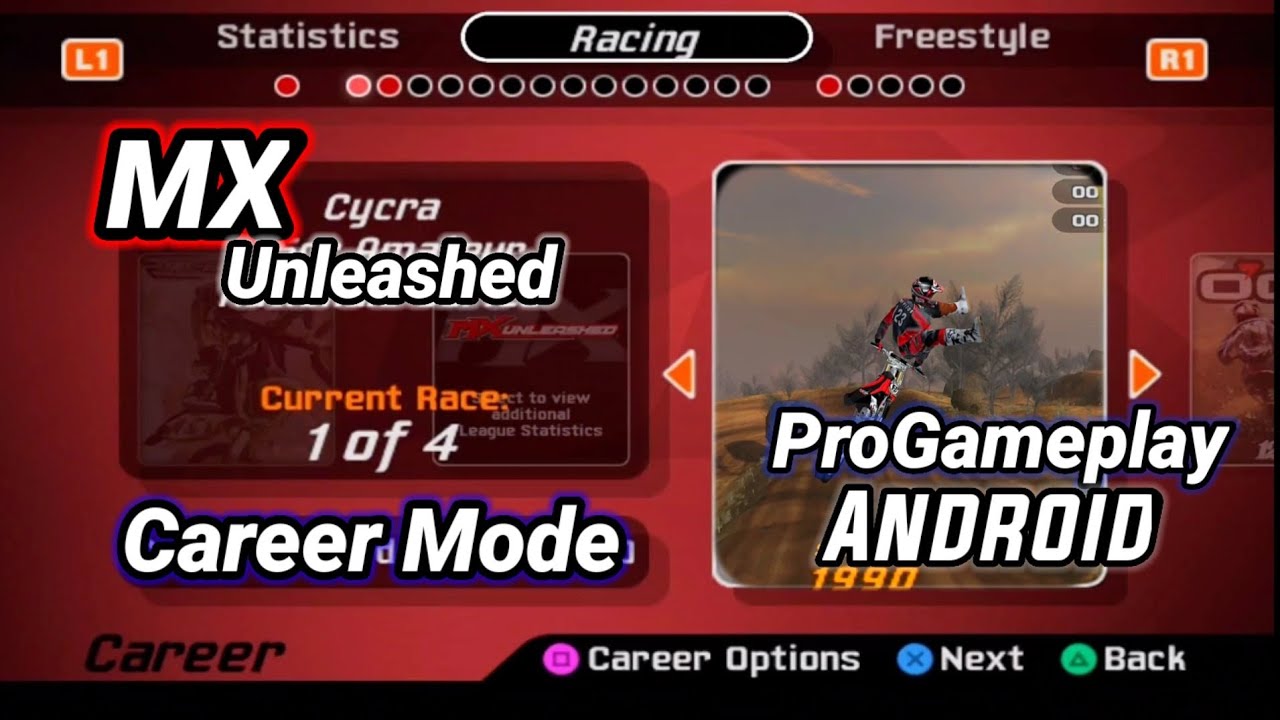 MX UNLEASHED ANDROID PRO GAMEPLAY | EMULATOR AETHERSX2 - YouTube