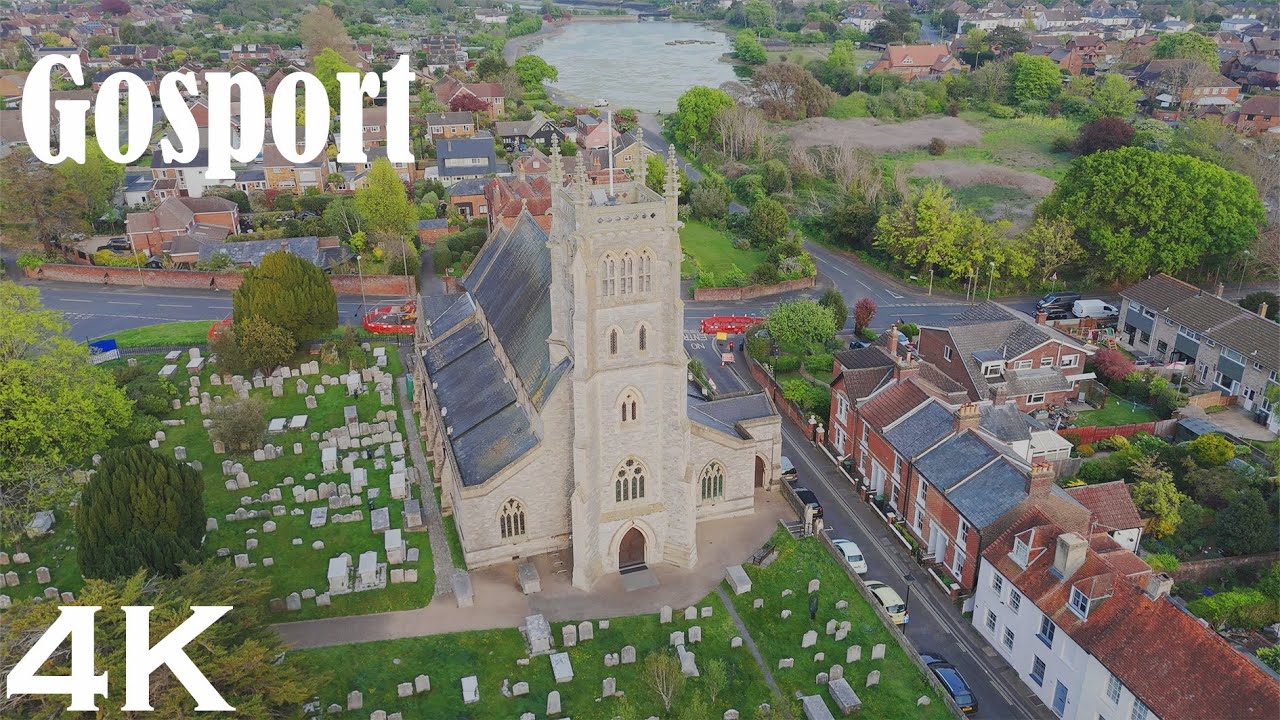 Gosport from Above | Stunning Drone Views of the English Coast - YouTube