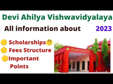 All information about Scholarships, Fees structure, and some important ...