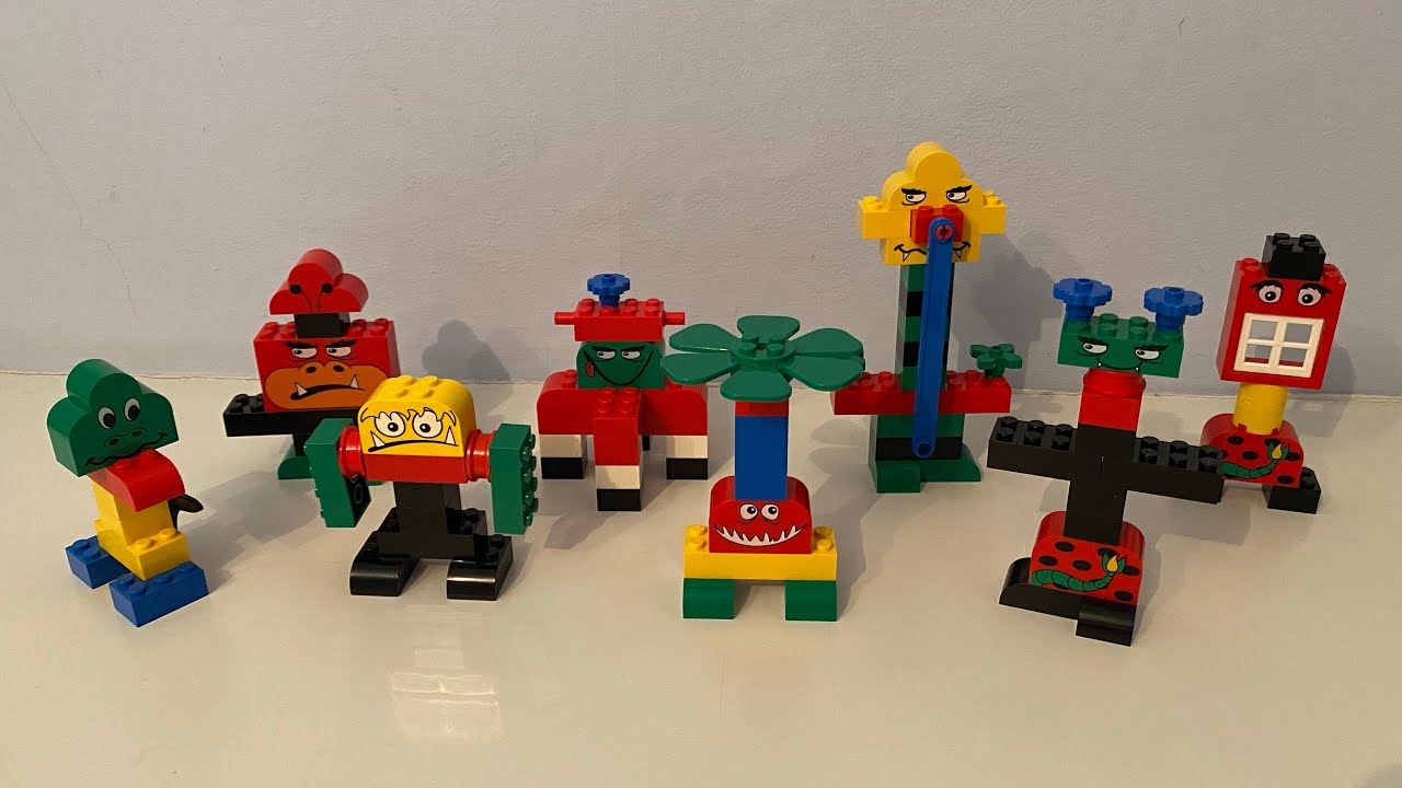 Lego Basic Monster Sets from McDonald’s Happy Meal 1999 Review. - YouTube